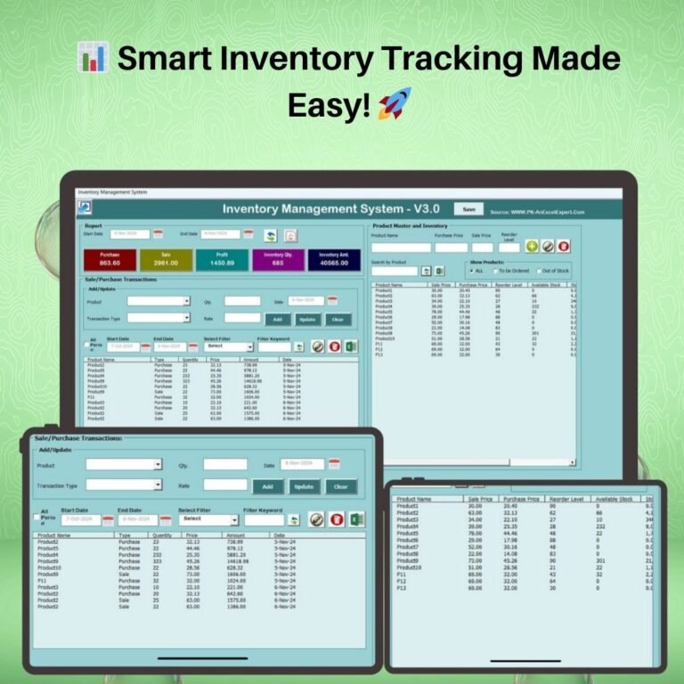 Inventory Management Template for Multiple Locations - Next Gen Templates