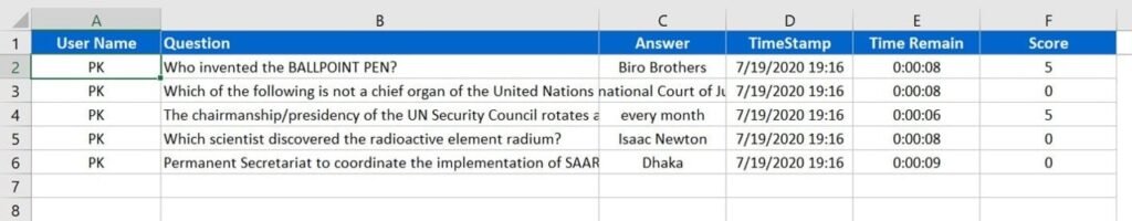 Exam Application Form with Timer - Next Gen Templates
