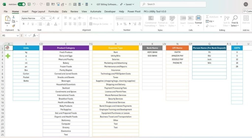 GST Billing Software V1.0 - Next Gen Templates