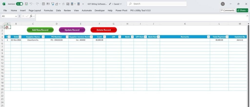 GST Billing Software V1.0 - Next Gen Templates