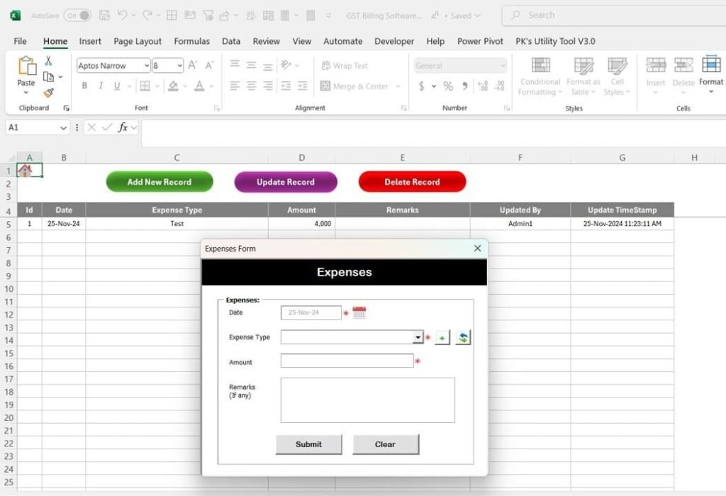 GST Billing Software V1.0 - Next Gen Templates
