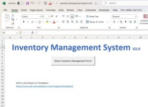 Inventory Management Form - Next Gen Templates