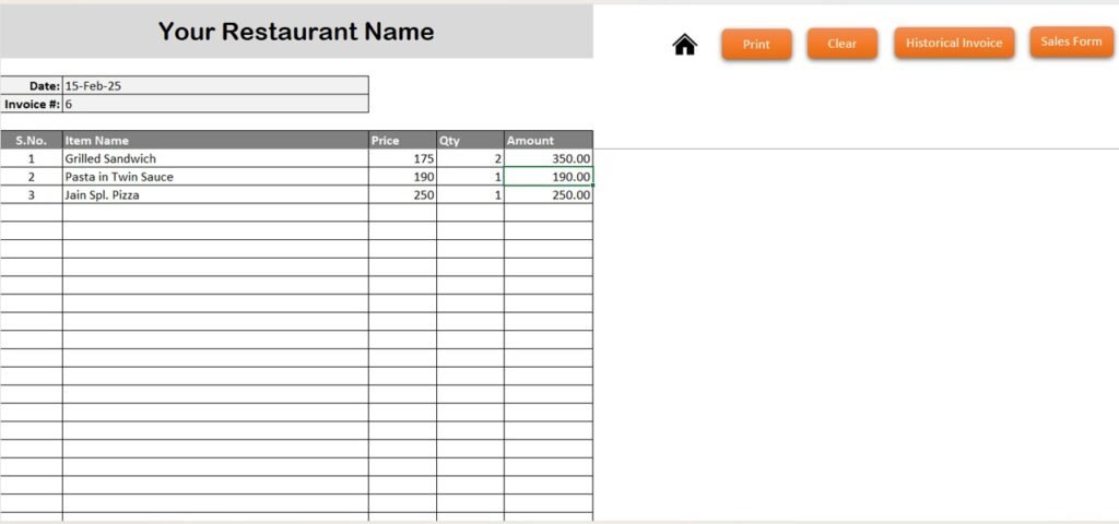 Restaurant Management System V1.0 - Next Gen Templates