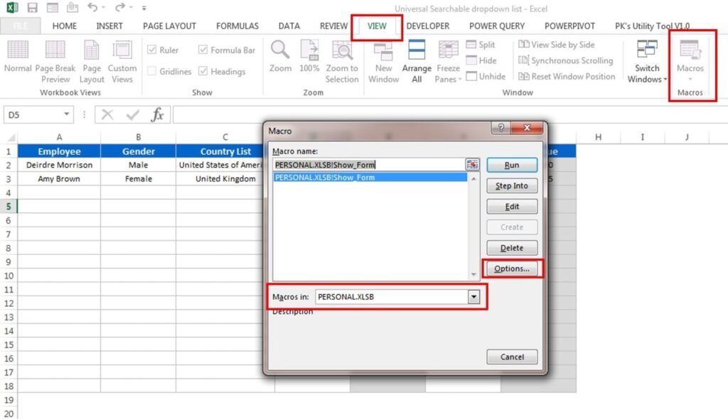 Universal Searchable Drop-down List in Excel - Next Gen Templates