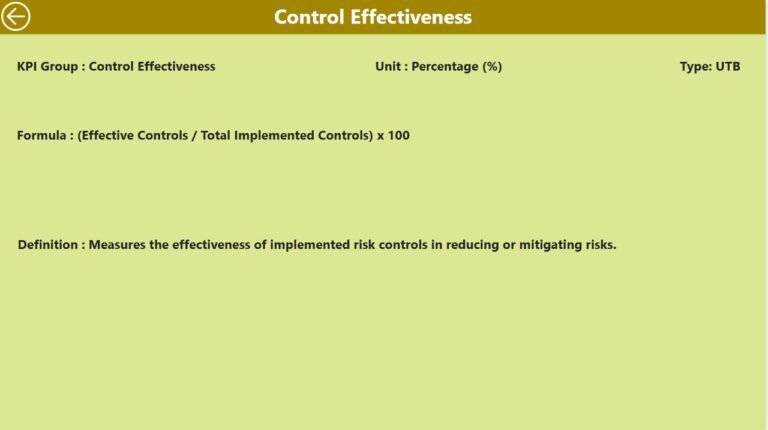 Risk Management KPI Dashboard in Power BI - Next Gen Templates