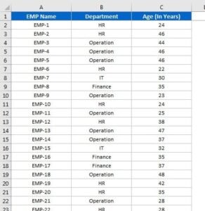 Dynamic Chart with Slicer for Employees Count by Age group - Next Gen ...