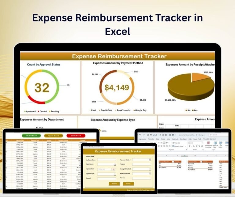 Expense Reimbursement Tracker in Excel - Next Gen Templates