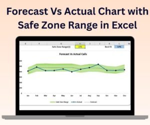 Forecast Vs Actual Chart with Safe Zone Range in Excel - Next Gen Templates