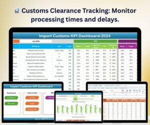 Import Customs KPI Dashboard in Excel - Next Gen Templates