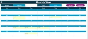 Legal Compliance Calendar in Excel - Next Gen Templates