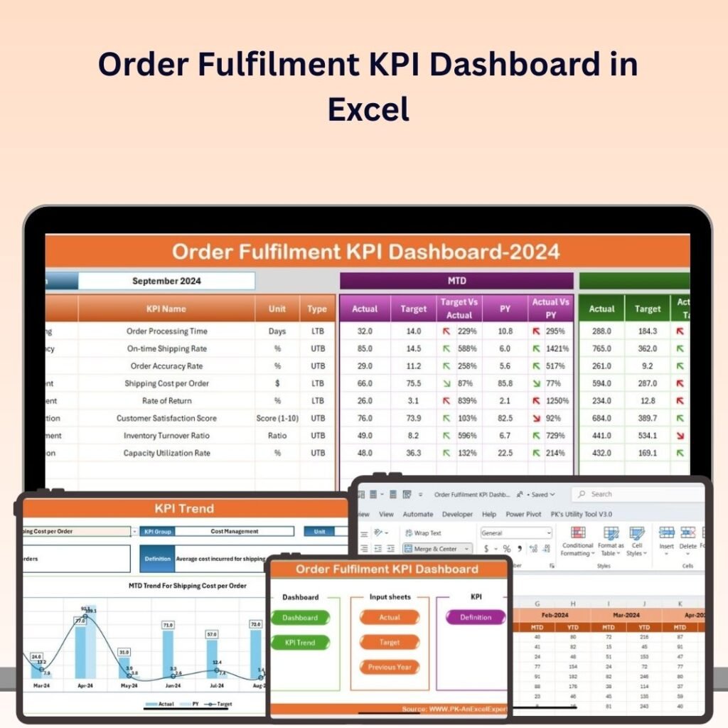 Inventory Accuracy KPI Dashboard in Excel - Next Gen Templates
