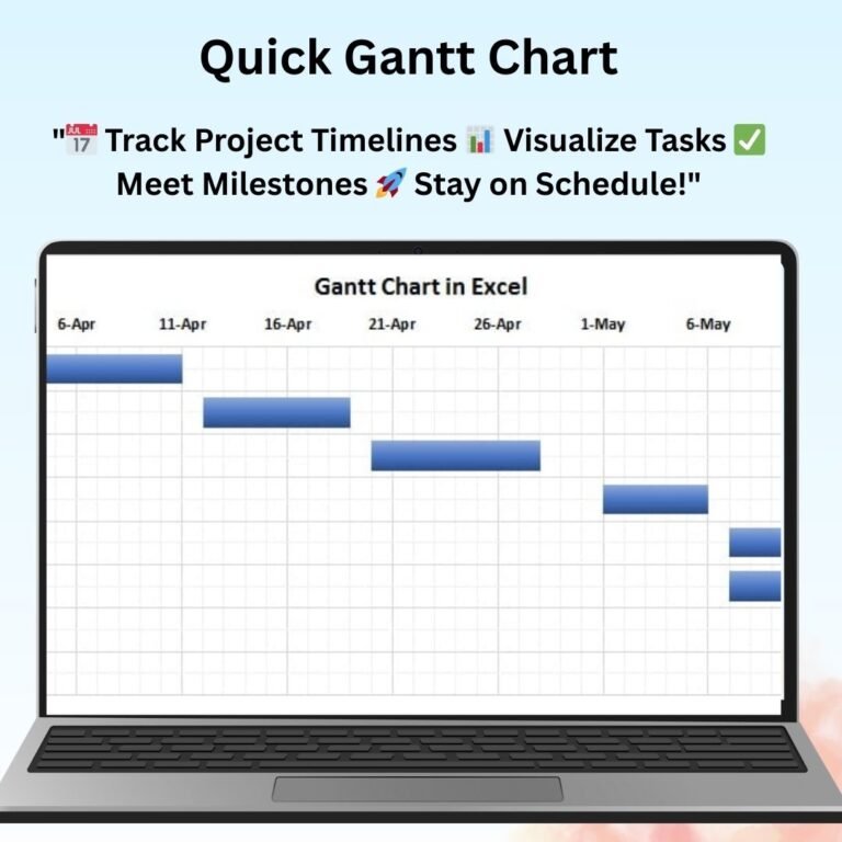 Power Gantt Chart in Excel - Next Gen Templates
