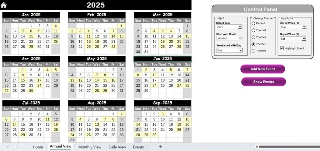 Tax Filing Calendar in Excel - Next Gen Templates