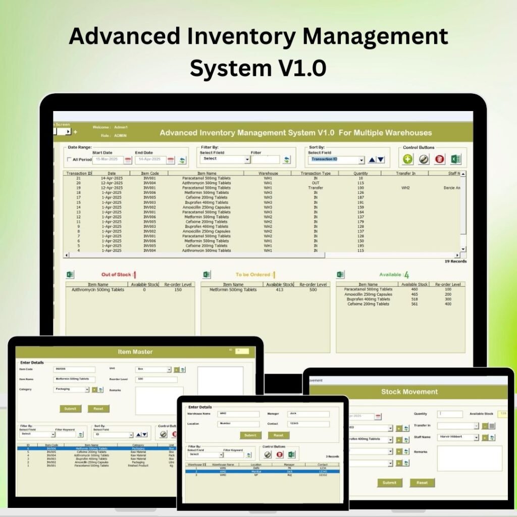 Inventory Management - Next Gen Templates