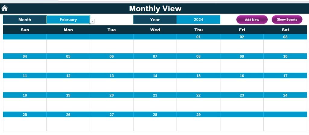 Customer Follow-up Calendar in Excel - Next Gen Templates