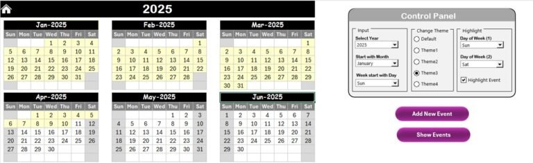 Payroll Processing Calendar in Excel - Next Gen Templates