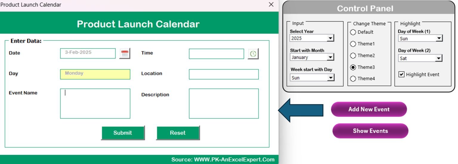 Product Launch Calendar in Excel - Next Gen Templates
