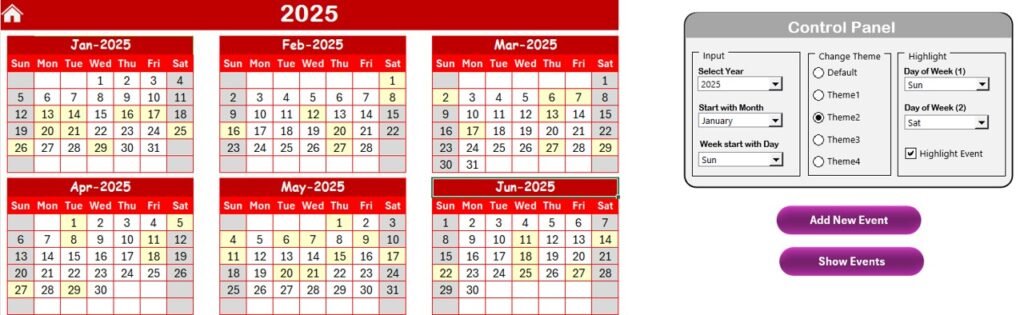 Sales Activity Calendar in Excel - Next Gen Templates