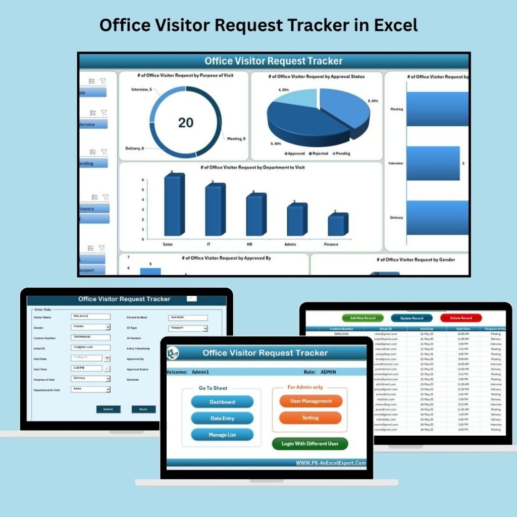Office Emergency Contact Tracker in Excel - Next Gen Templates