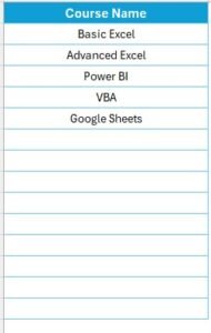 Training Enrollment Data Entry Form - Next Gen Templates