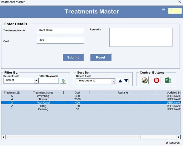 Dental Clinic Management System V1.0 - Next Gen Templates