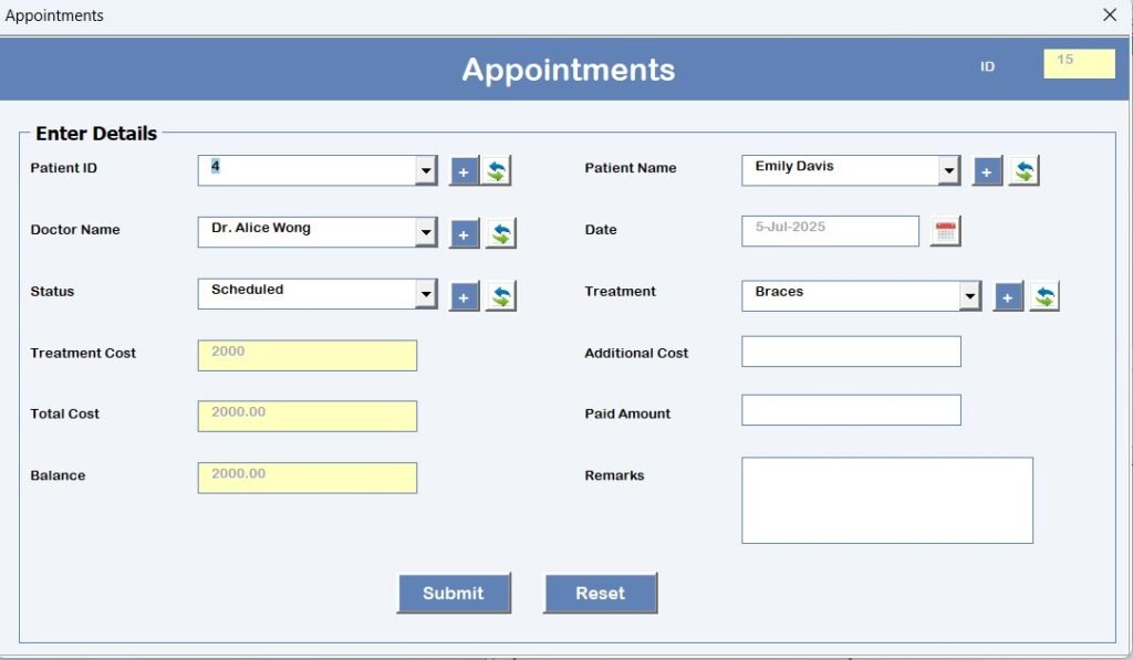 Dental Clinic Management System V1.0 - Next Gen Templates