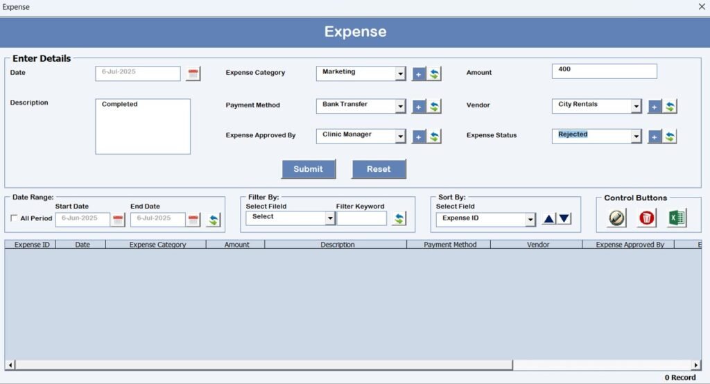 Dental Clinic Management System V1.0 - Next Gen Templates