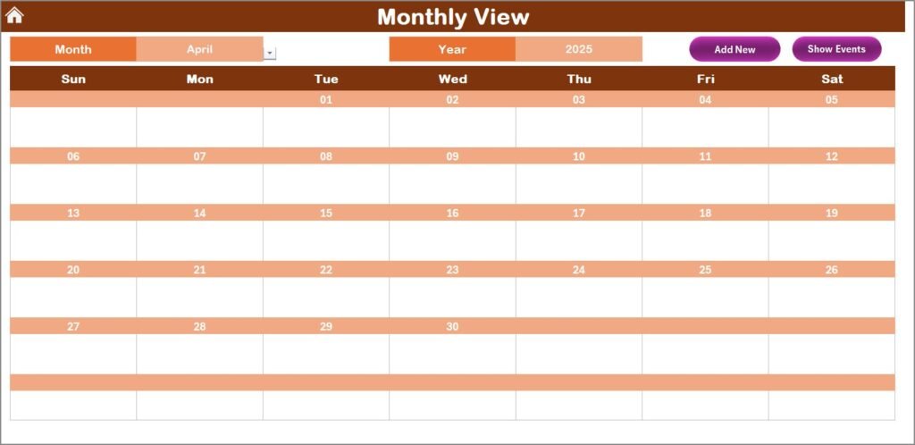 Education Quality Control Supply Chain Resilience Calendar in Excel ...