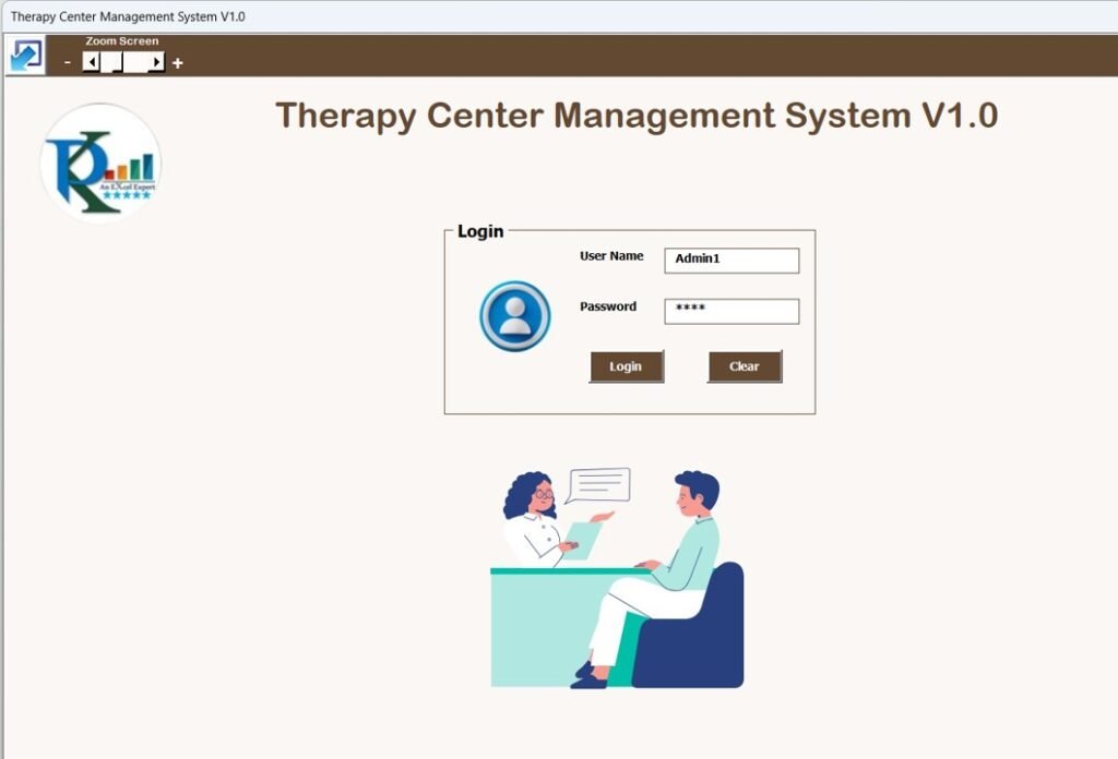 Therapy Centre Management System V1.0 - Next Gen Templates