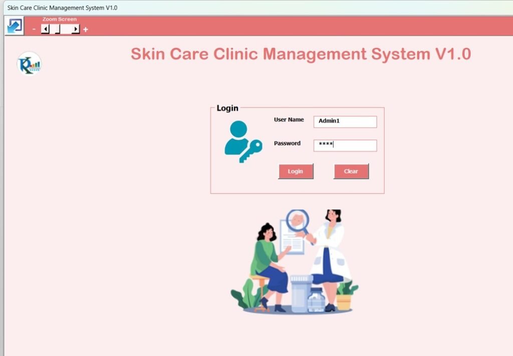 Skin Care Clinic Management System V1.0 - Next Gen Templates