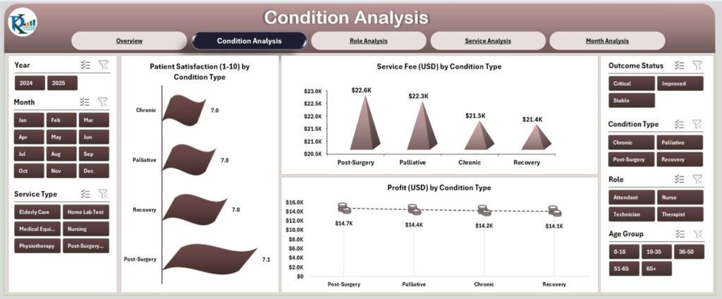 Home Healthcare Dashboard in Excel - Next Gen Templates