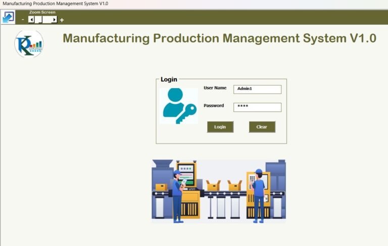 Manufacturing Production Management System V1.0 - Next Gen Templates