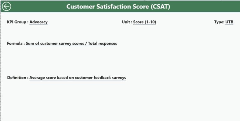 Customer Journey Mapping KPI Dashboard in Power BI - Next Gen Templates
