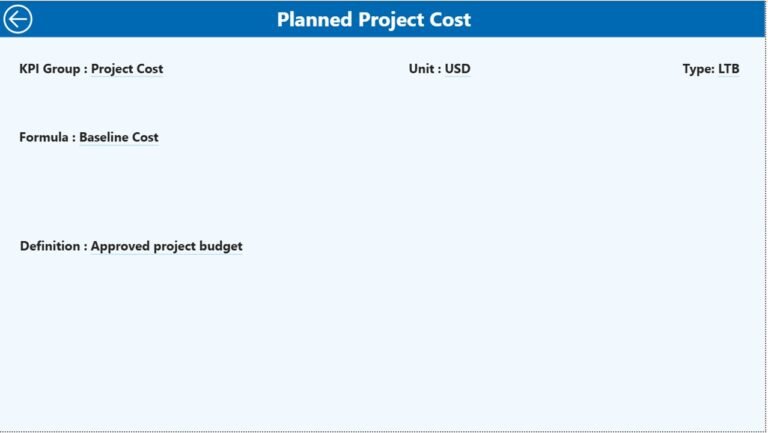 Port Project Management KPI Dashboard in Power BI - Next Gen Templates