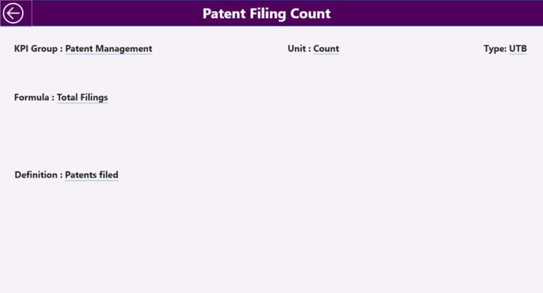 Intellectual Property (IP) KPI Dashboard in Power BI - Next Gen Templates