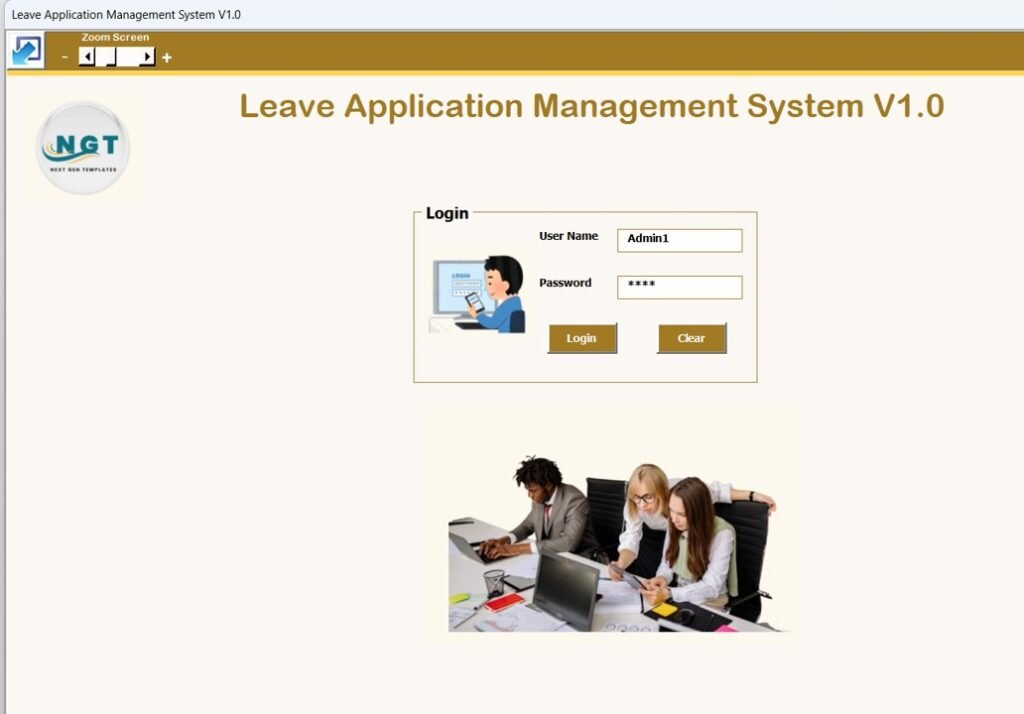 Leave Application Management System V1.0 - Next Gen Templates