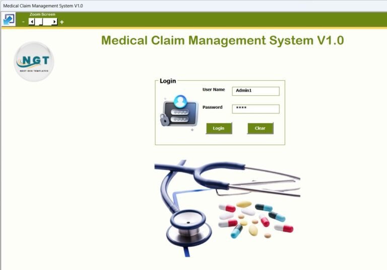 Medical Claim Management System V1.0 - Next Gen Templates