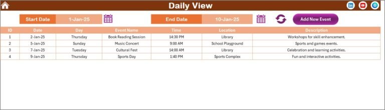 Retail Task Calendar in Excel - Next Gen Templates