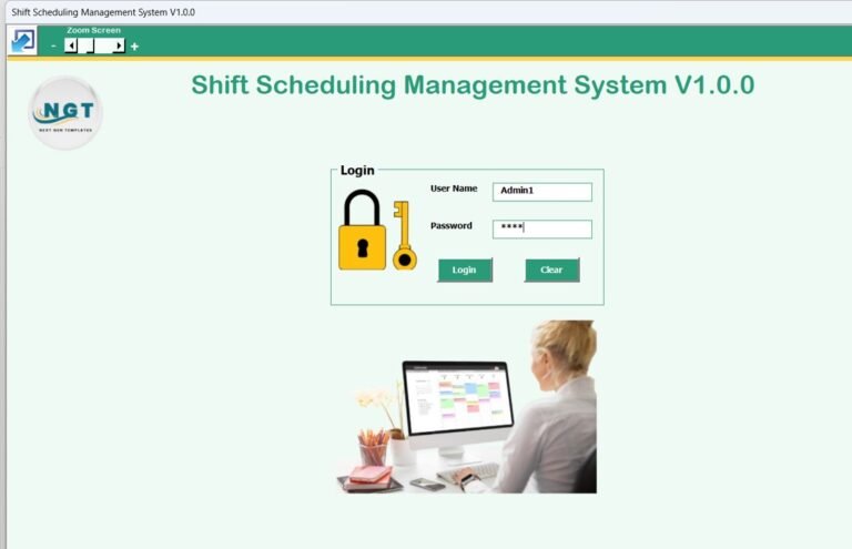 Shift Scheduling Management System V1.0 - Next Gen Templates